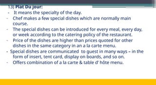 2. Types of Menu of food and beverage.pptx