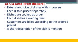 2. Types of Menu of food and beverage.pptx