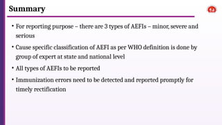 Basics of AEFIs in India immunization.pptx