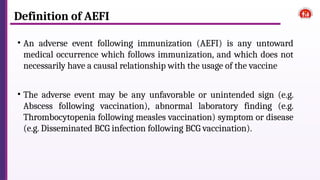 Basics of AEFIs in India immunization.pptx