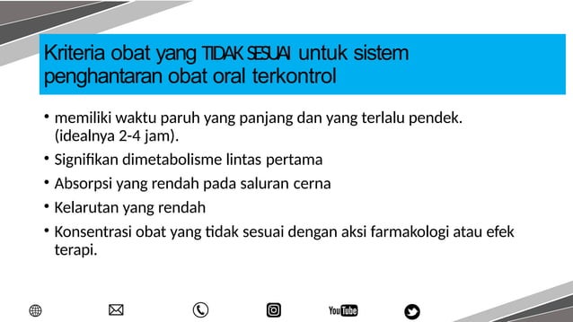 2. SPO SEDIAAN ORAL_ sistem penghantaran obat oral | PPT