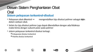 2. SPO SEDIAAN ORAL_ sistem penghantaran obat oral | PPTX