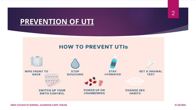 2. PREVENTION OF UTI and nursing management .pptx