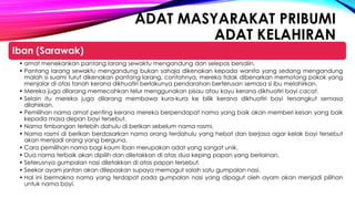 KEPELBAGAIAN ADAT RESAM DAN BUDAYA MASYARAKAT BERBILANG KAUM DI ...