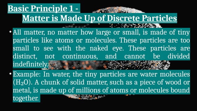 2. Basic Principle of Particle Nature of Matter.pptx