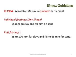2.5 Allowable Settlement & Methods to minimise the Settlements.pdf