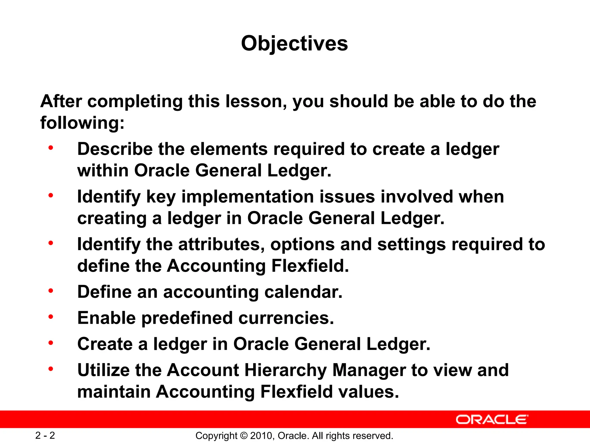 2.pptoracle General ledger process presentation 2 | PPT