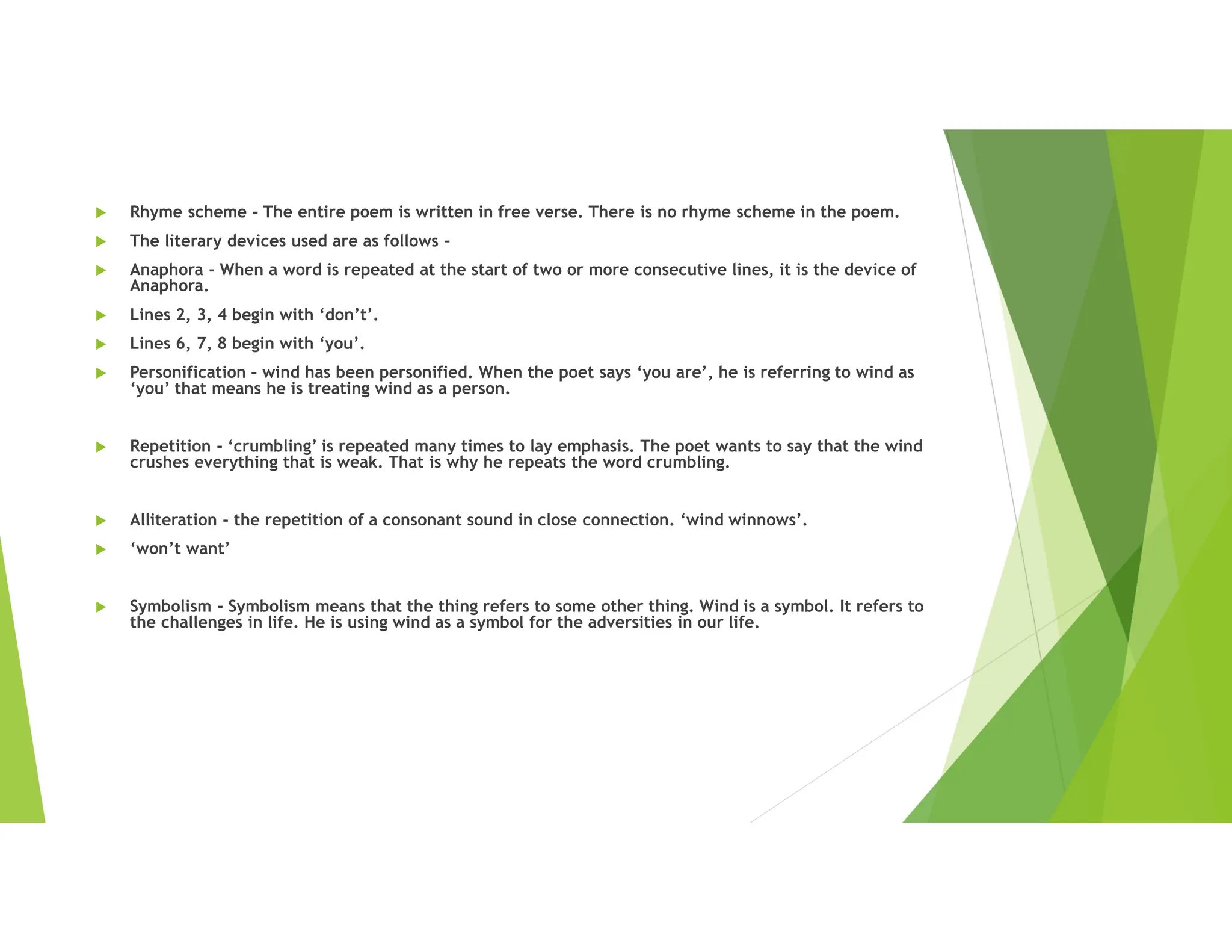 wind poem english class nine subramania bharati | PDF