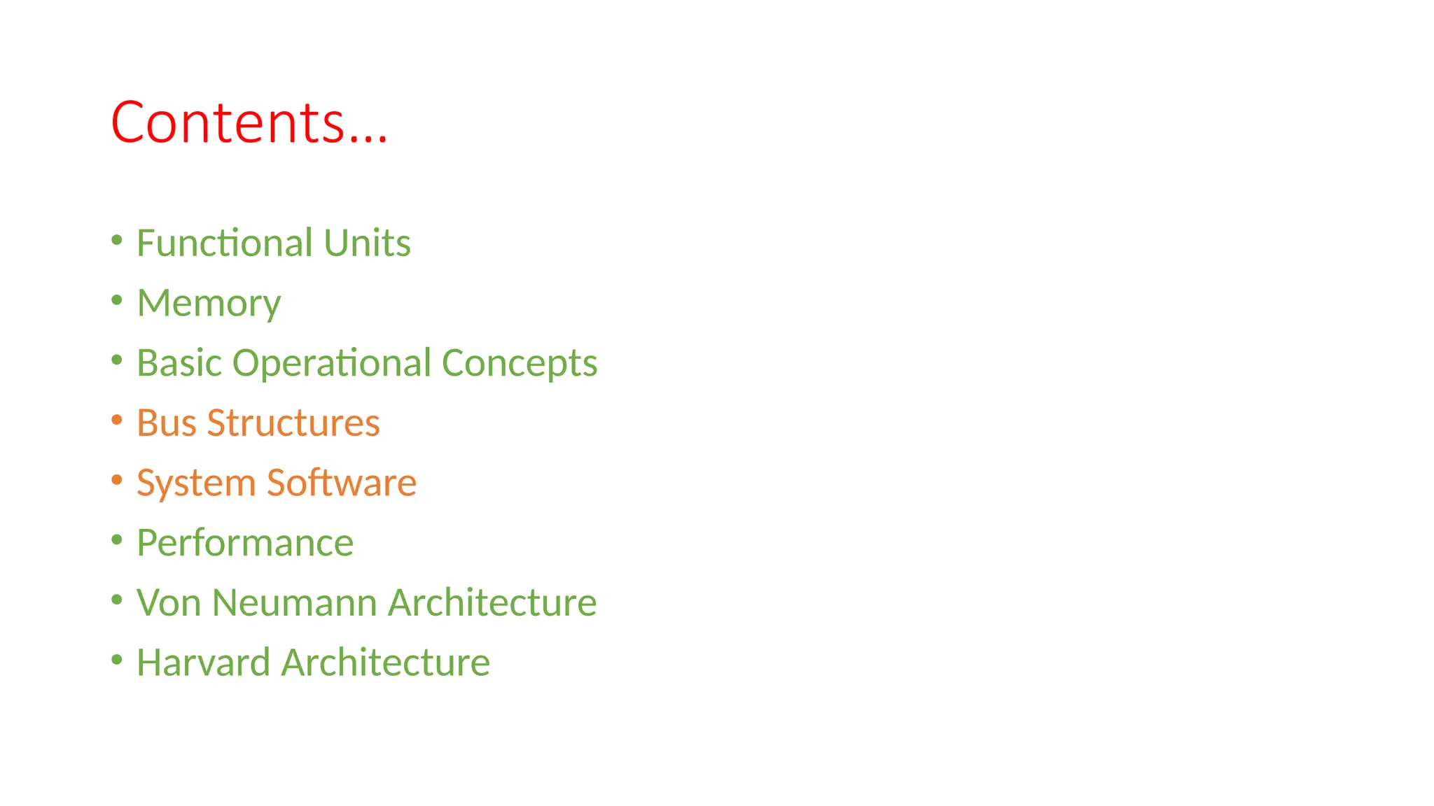 2. Bus Structures, Software, Performance.pptx
