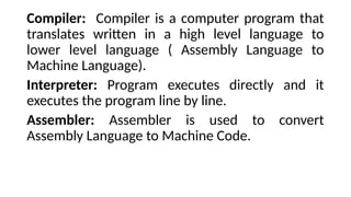 2. Bus Structures, Software, Performance.pptx
