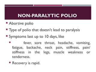 polio educational presentation for medical | PPT