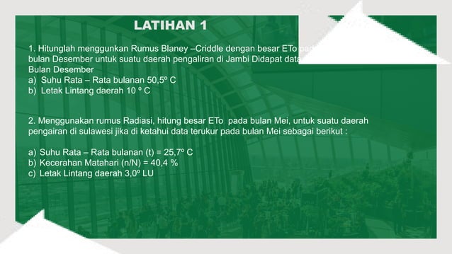 MATERI PERTEMUAN KE TIGA PADA MATA KULIAH HIDROLOGI | PPT