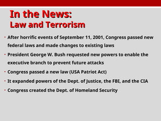 What is Law - Part 1 - The Origins of the US Law System | PPT