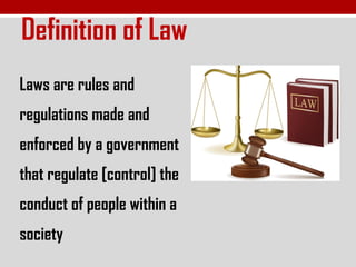 What is Law - Part 1 - The Origins of the US Law System | PPT