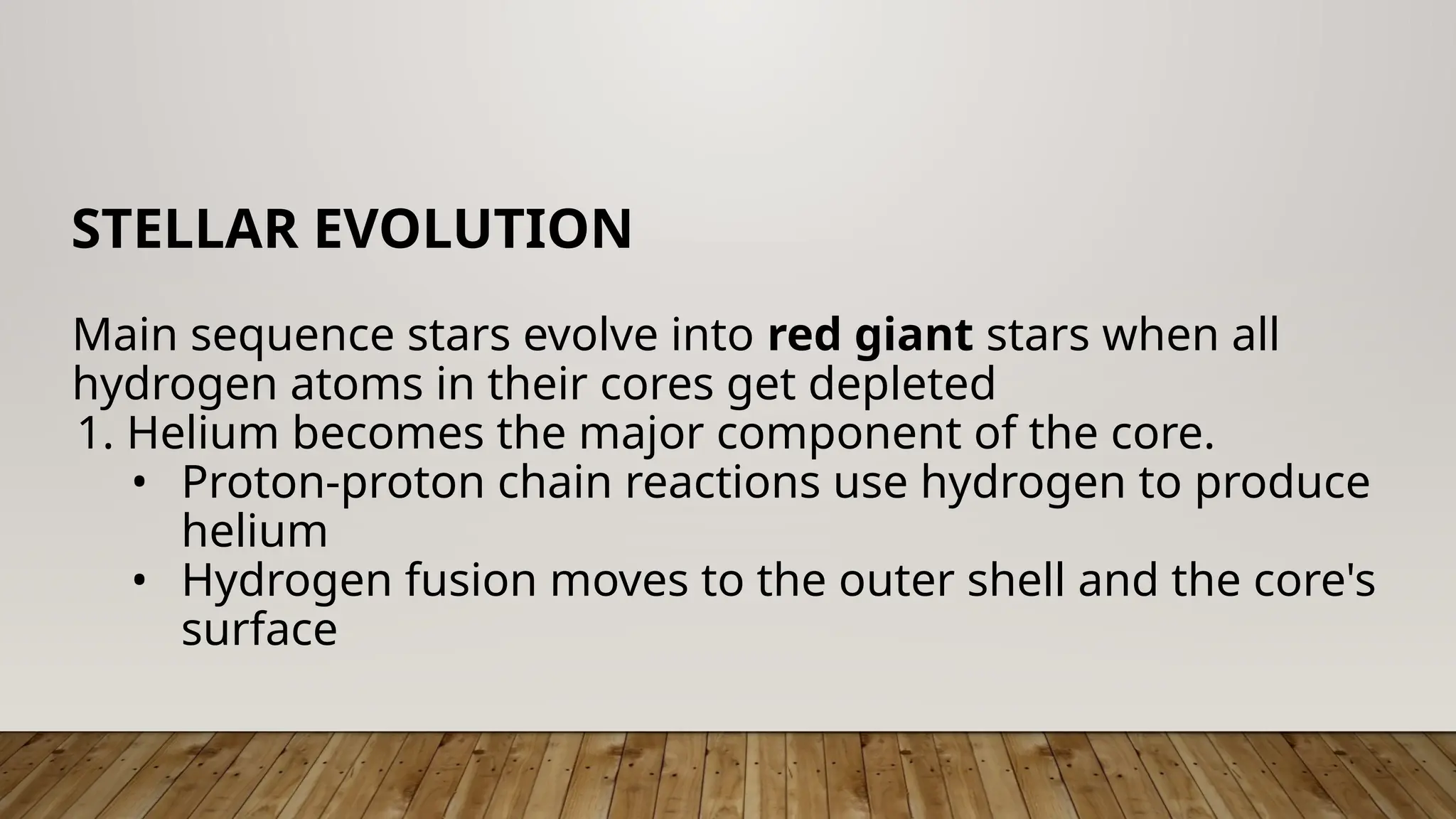 Stellar evolution and formation of heavier elements | PPTX