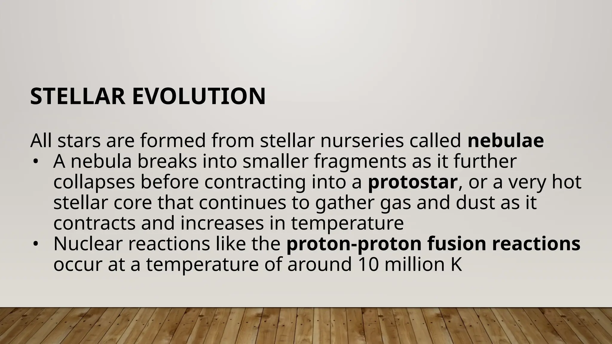 Stellar evolution and formation of heavier elements | PPTX