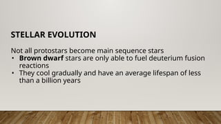 Stellar evolution and formation of heavier elements | PPTX