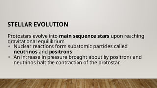 Stellar evolution and formation of heavier elements | PPTX