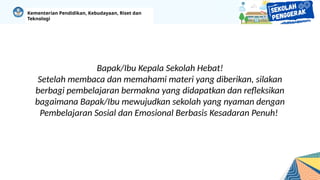 Materi Presentasi Pembelajaran Sosial Emosional | PPTX