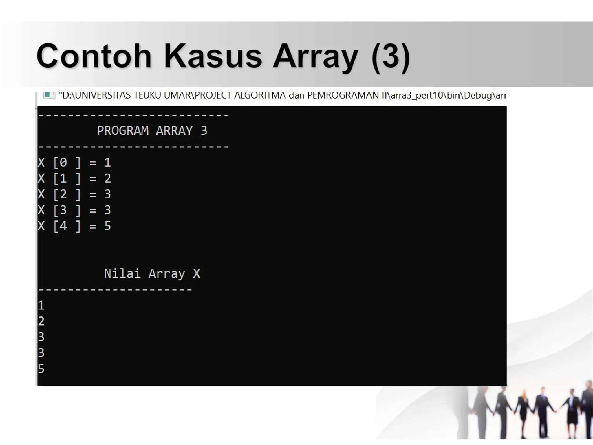 2. Array Satu Dimensi Struktur Data .ppt