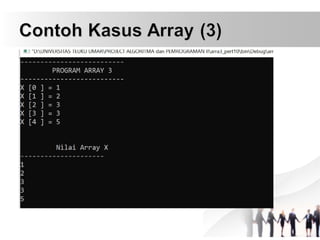2. Array Satu Dimensi Struktur Data .ppt