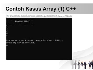 2. Array Satu Dimensi Struktur Data .ppt