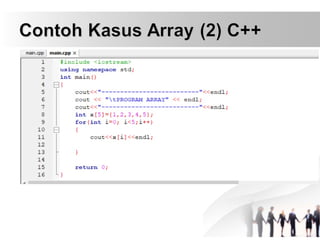 2. Array Satu Dimensi Struktur Data .ppt