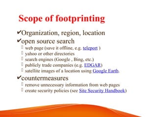 2. Footprinting and scanning and its sequence.pptx