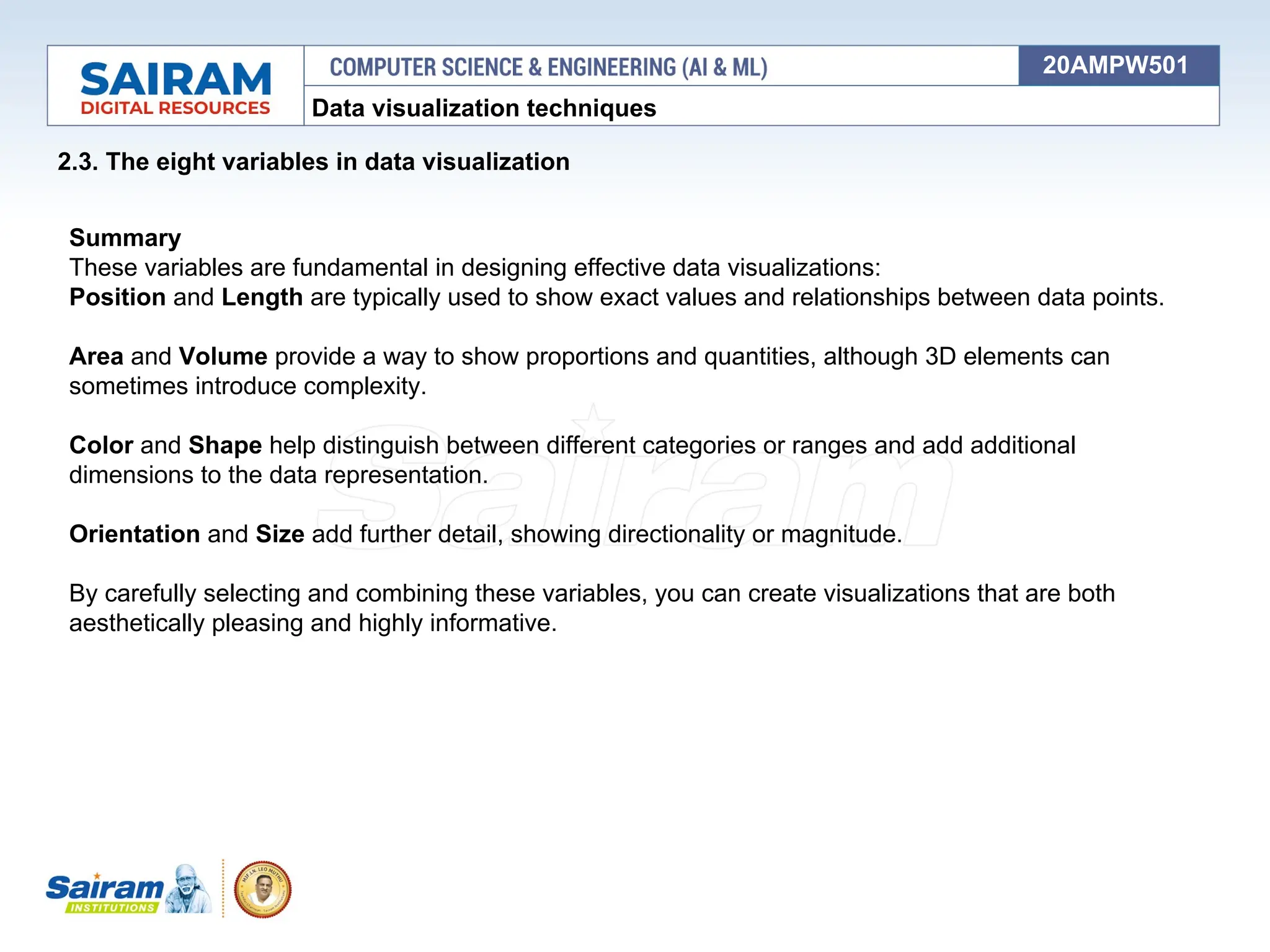 TYPES OF VISUAL VARIABLES................................. | PDF
