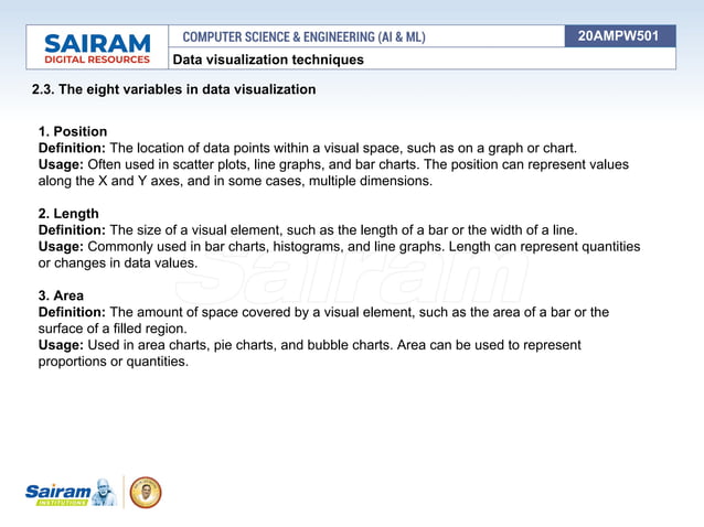 TYPES OF VISUAL VARIABLES................................. | PDF