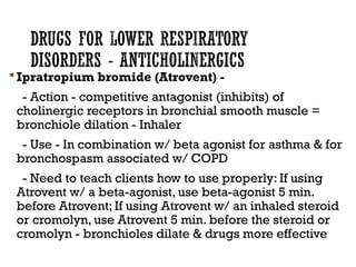 Pharmacolog Bronchopulmonary systems.ppt