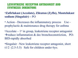 Pharmacolog Bronchopulmonary systems.ppt