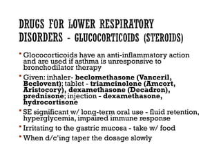 Pharmacolog Bronchopulmonary systems.ppt