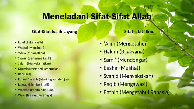 Marifat kepada Allah - Cara mengenal Allah | PPT