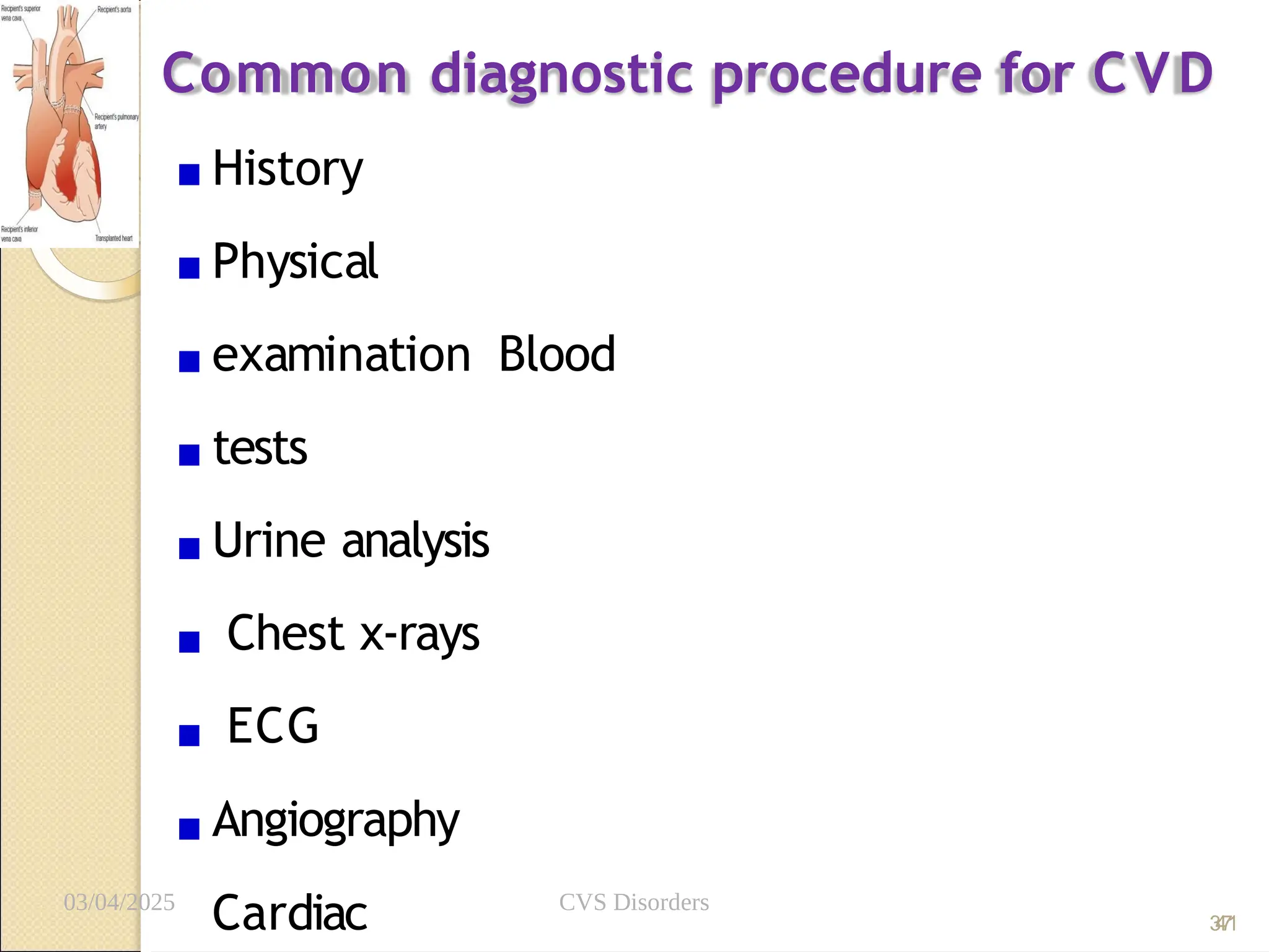 Cardiovascular disorders CVS disorder.pptx