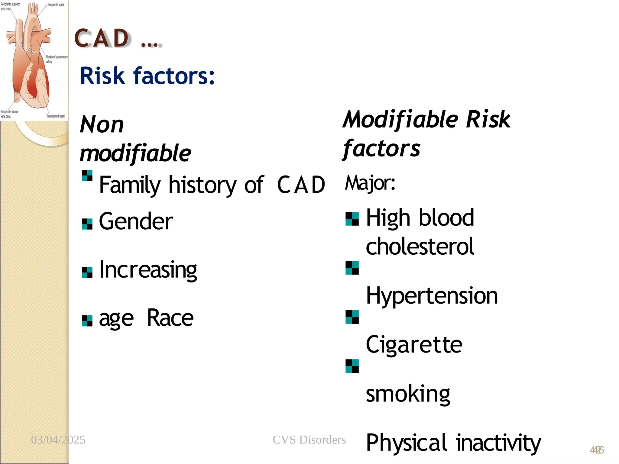 Cardiovascular disorders CVS disorder.pptx