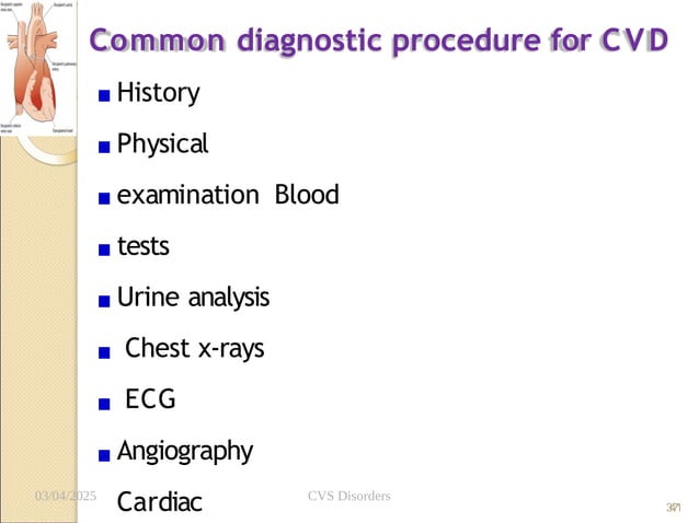 Cardiovascular disorders CVS disorder.pptx