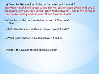 2.motion graphs of physics igcse 0625 notes | PPTX