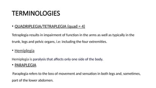 Pain management in paralysis patient .pptx