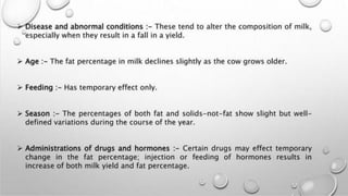2. Definition of milk_ composition of milk of different livestock ...