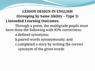 2.sample-lp-same-ability-grouping-type-1. | PPTX