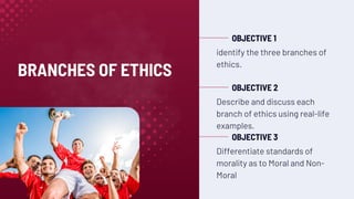BRANCHES OF ETHICS: NORMATIVE, METAETHICS, AND APPLIED ETHICS | PDF
