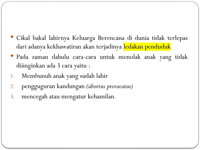 2. SEJARAH Keluarga Berencana di indonesia | PPTX