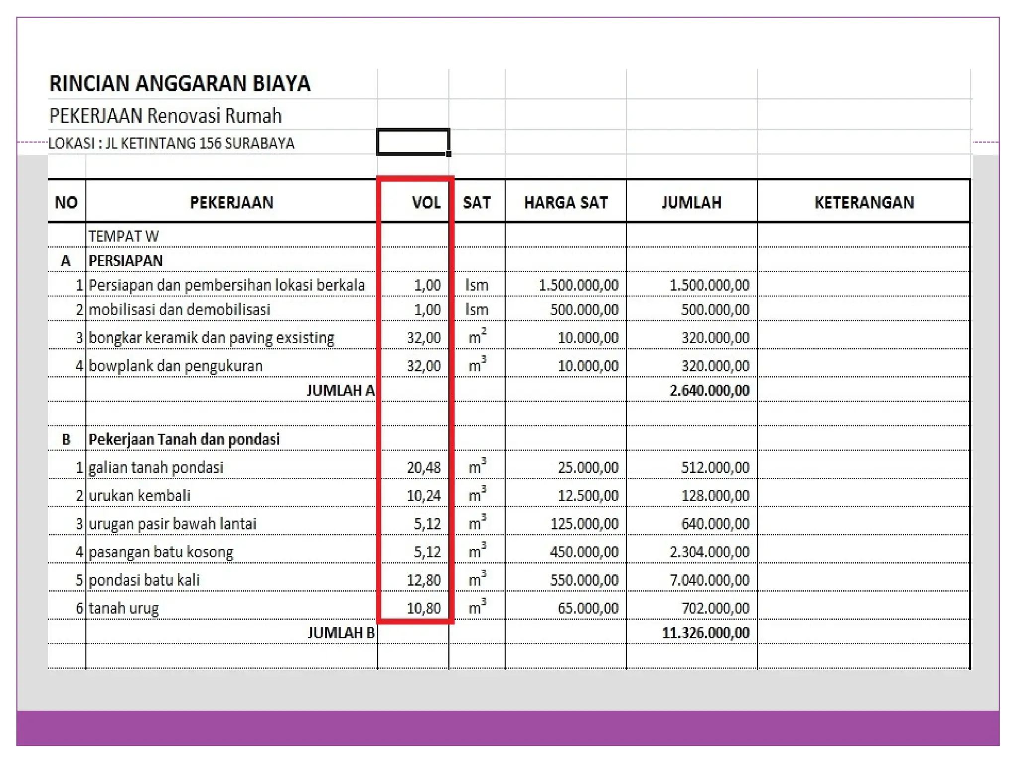Menghitung Volume Pekerjaan dalam Rencana Anggaran Biaya Bangunan | PPTX