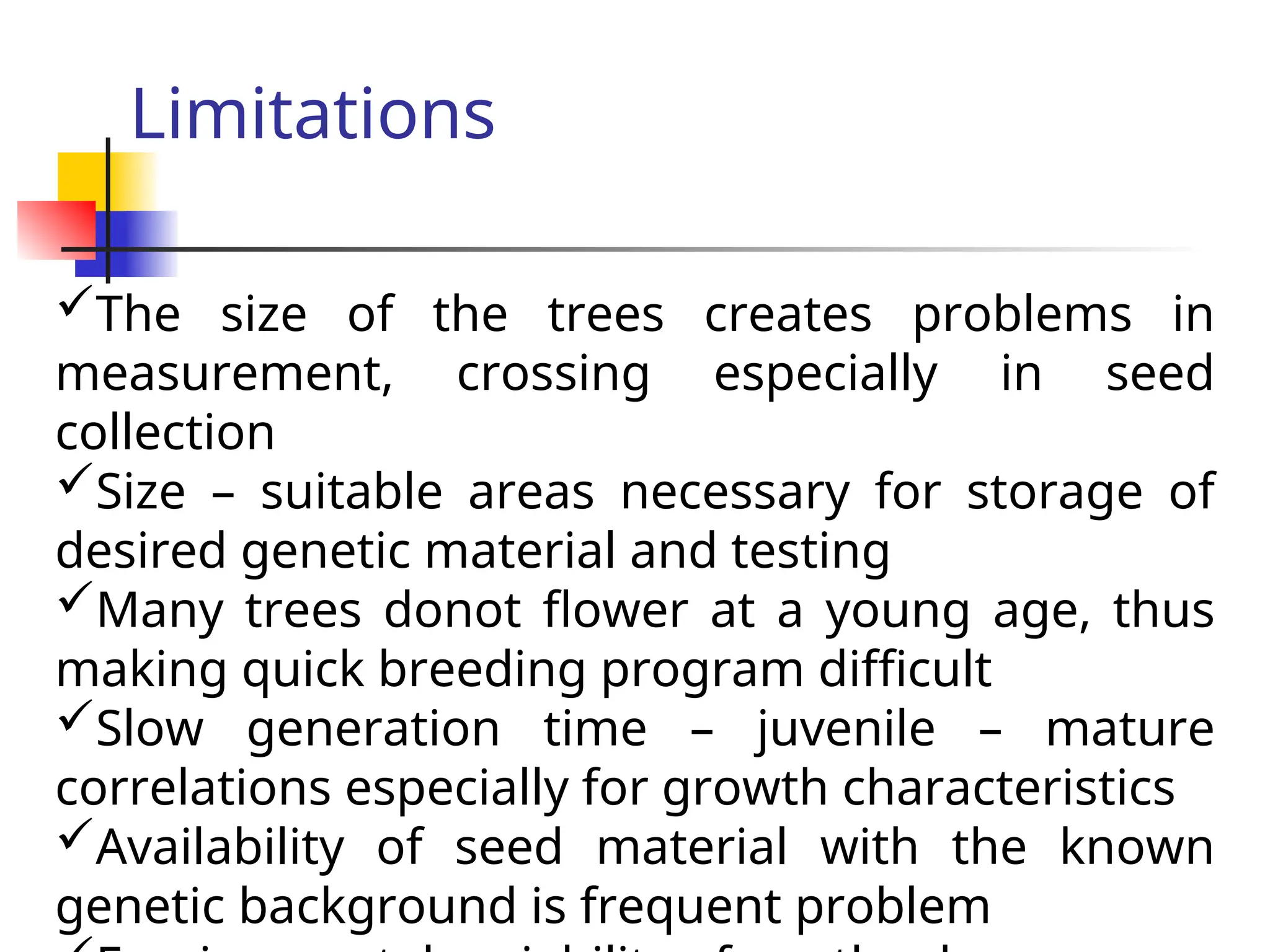 General concept of tree Improvement in Forestry | PPT