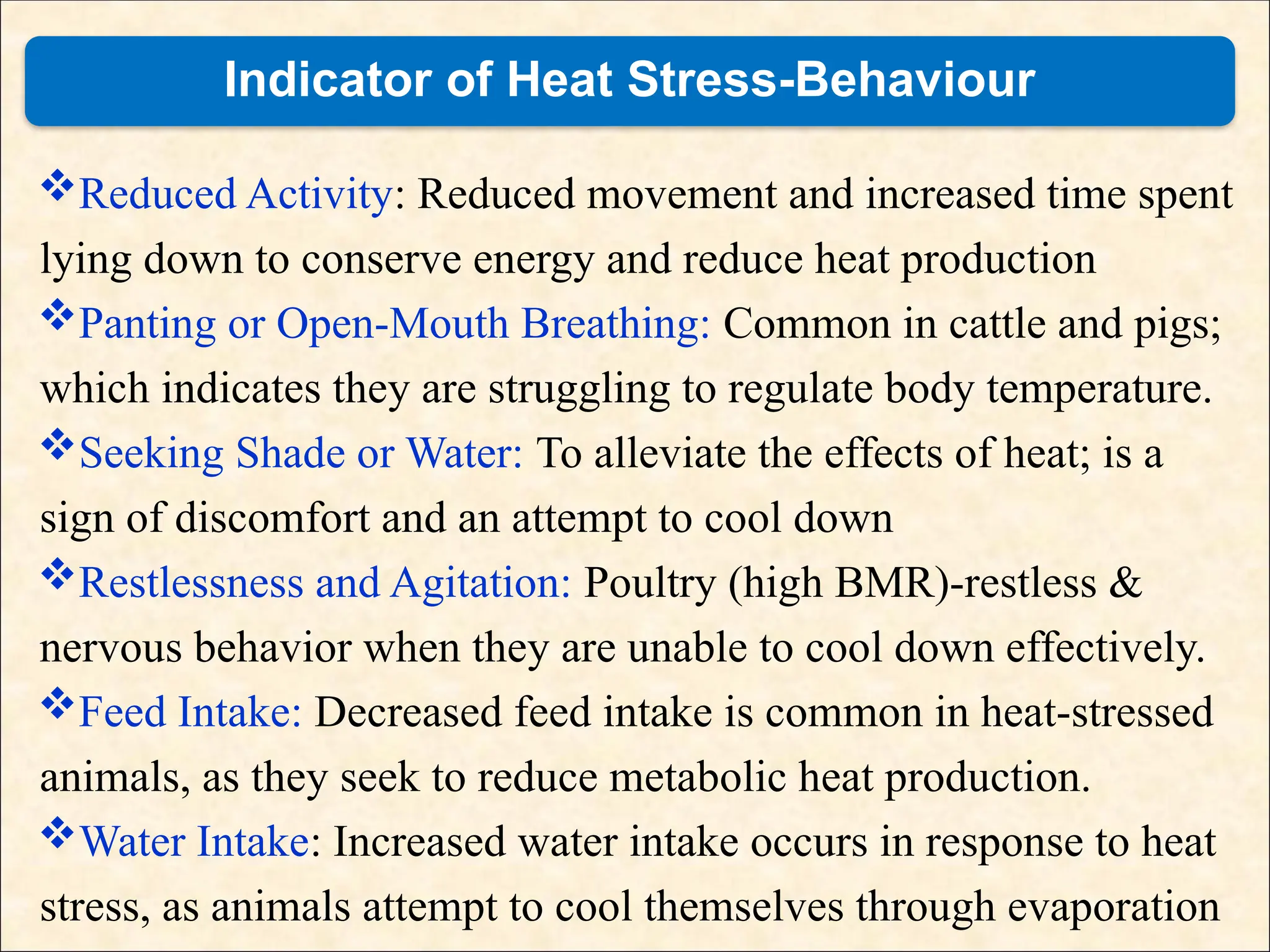 Understanding & monitoring-- heat stress | PPTX