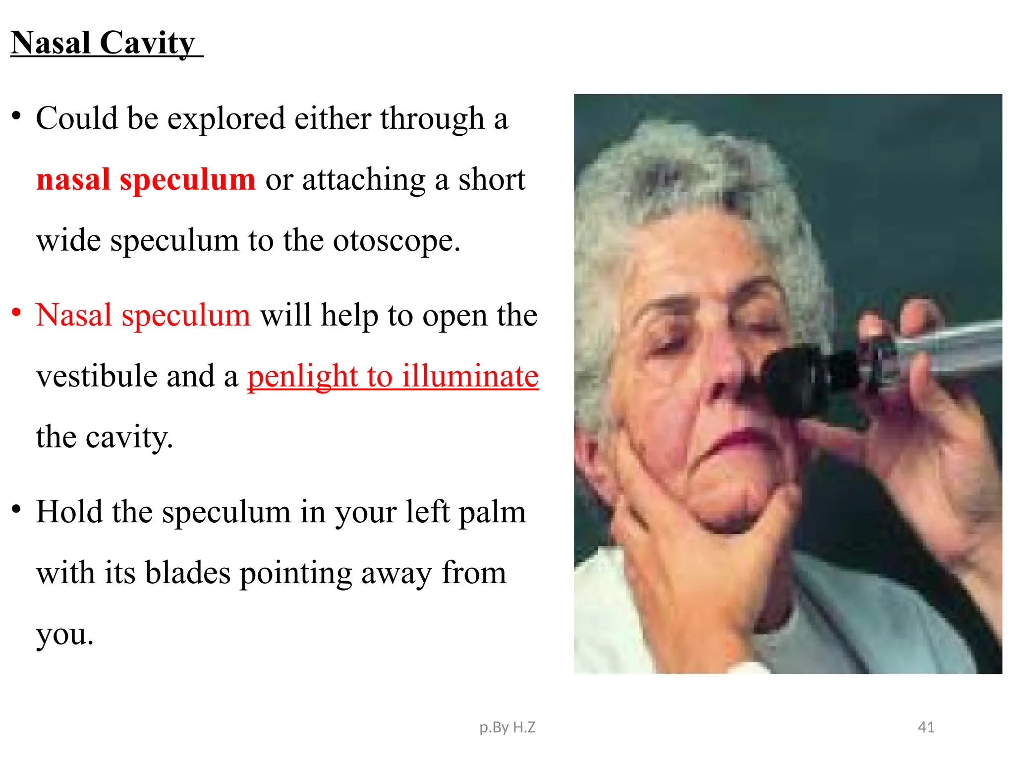 Assessment of Mouth, nose, sinus and Ear | PPT
