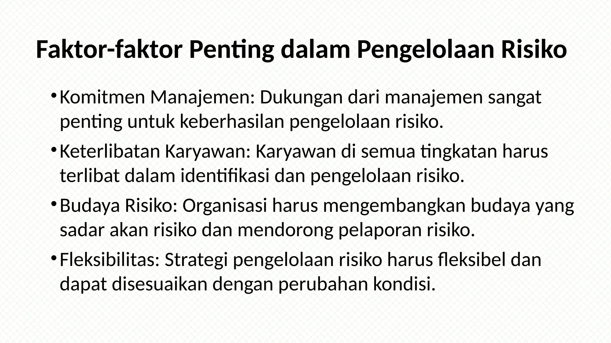 materi Pengantar Resiko bahan ajar manajemen risiko | PPTX