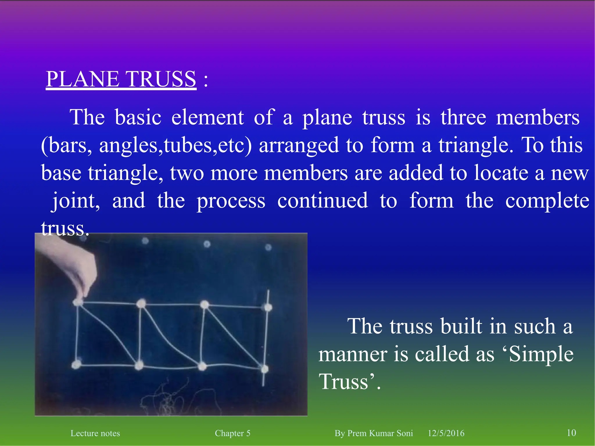 Trusses and types of trusses in design and construction | PPTX