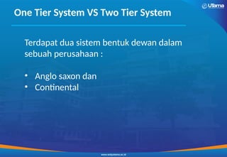 Materi Kerangka Tata Kelola Perusahaan dan Pengendalian | PPTX